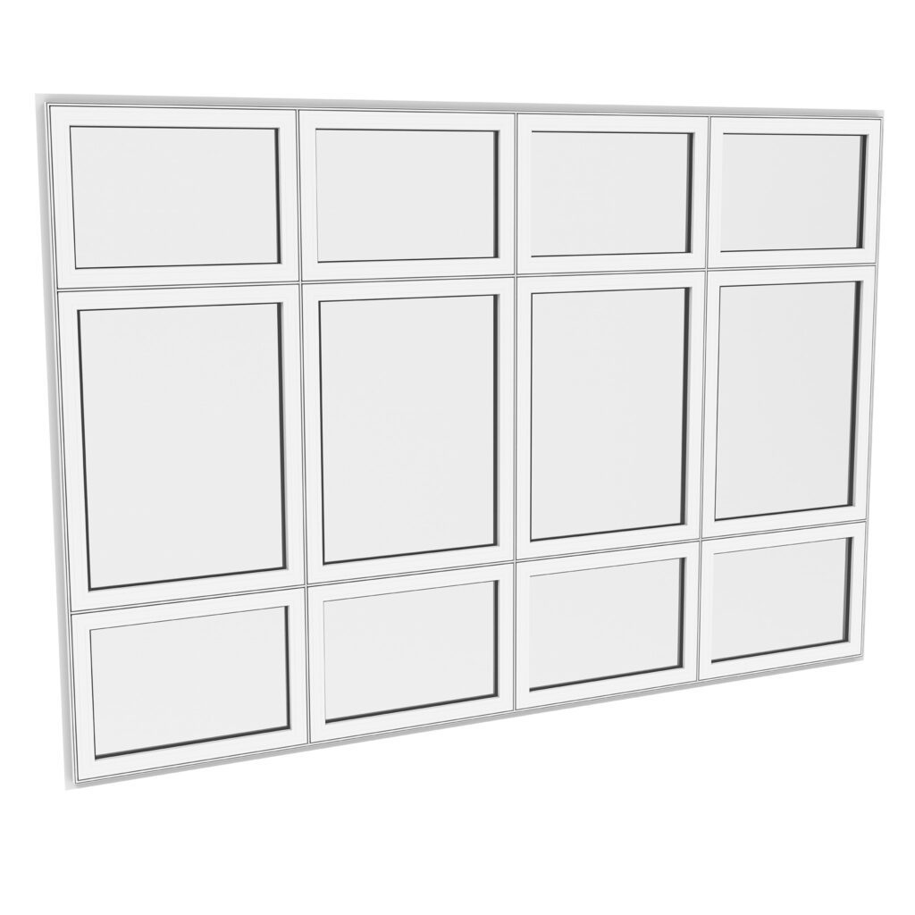 TOP AND BOTTOM TRANSOM QUAD - NORTHEAST WINDOWS USA