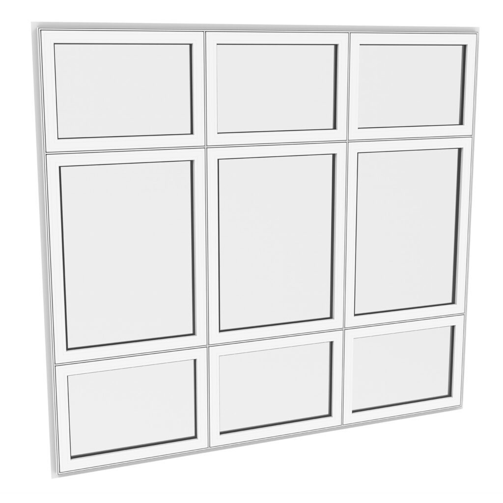 TOP AND BOTTOM TRANSOM TRIPLE - NORTHEAST WINDOWS USA