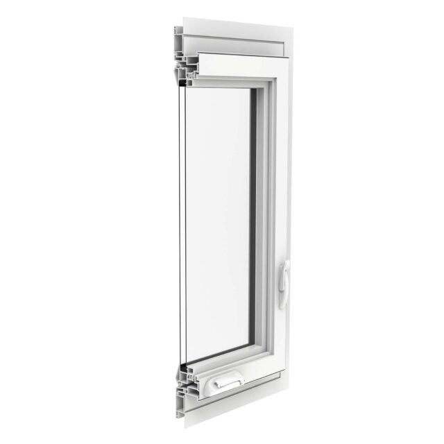 CW300 - FLAT CASING - CROSS SECTION - NORTHEAST WINDOWS USA